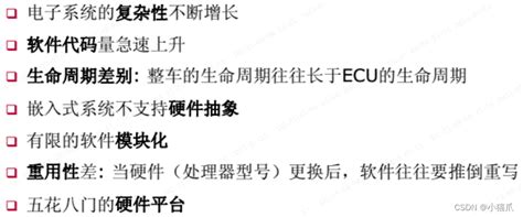 【小猫爪】autosar学习笔记01 autosar架构简介 csdn博客