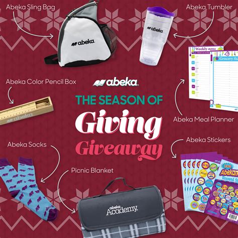 Abeka 🎄add Some Abeka Gear Favorites To Your Collection When You Enter To Win 1 Of 3 Abeka