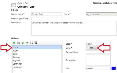 Find An Option Sets Values Dynamics 365 Crm