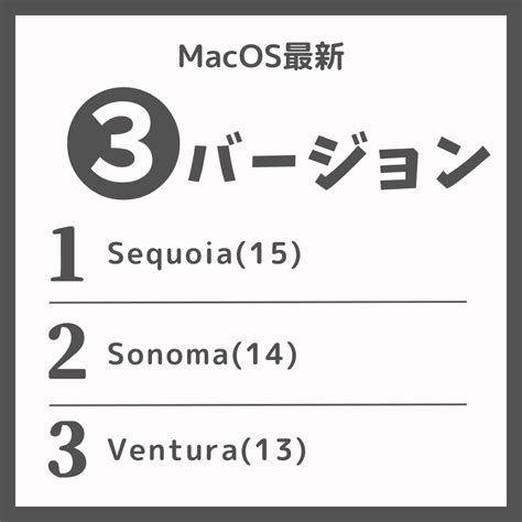 全部わかる！mac Osバージョン対応表で最適なシステム選びをサポート It Archive