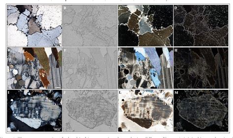 Figure From Petrographic Microscope Digital Image Processing Technique For Texture And