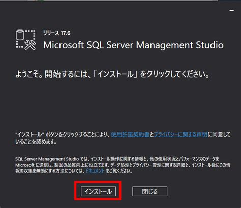 SQL Server Enterprise のインストール