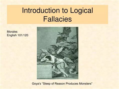 PPT Introduction To Logical Fallacies PowerPoint Presentation Free Download ID 840489