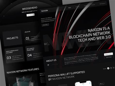 Blockchain Landing Page Behance
