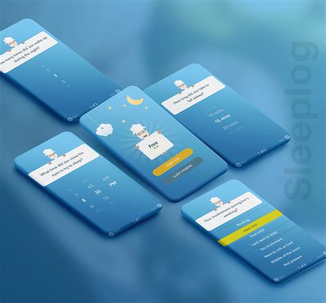Sleeping Solution Ios App And Landing Page Design Ui Ux On Behance