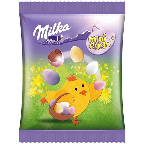 Milka Mini Chocolate Easter Eggs 100g