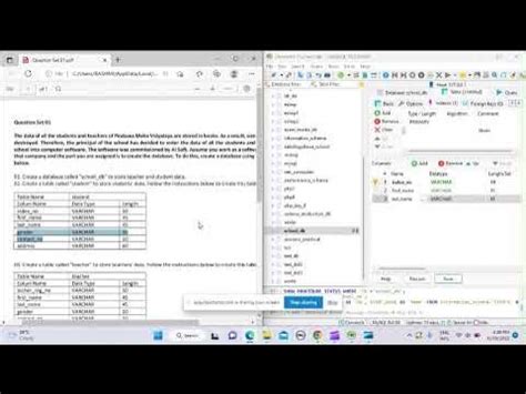 Create a table in the database using HeidiSQL software | Task 01 | Java Institute - YouTube