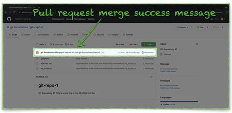 Pull Merge Changes In GitHub Git Foundations Hands On Walktrough