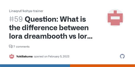 question what is the difference between lora dreambooth vs lora fine