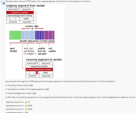Solved The Figure Below Shows The TCP Header Of An Outgoing Chegg