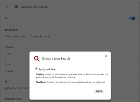 Sitecore Icon Search Chrome Extension Whats New In V1 2 ~ Sitecore Gabe
