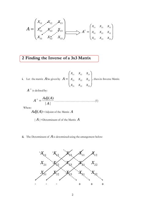 SOLUTION: Matrices Part 2-Study Guide - Studypool