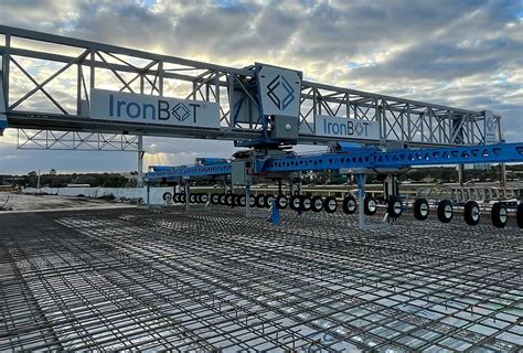 Autonomous Construction Robot Ironbot Launched To Reduce Rebar Installation Times News Archinect