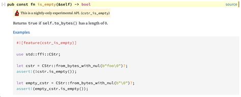 acp `cstr is empty ` · issue 106 · rust lang libs team · github