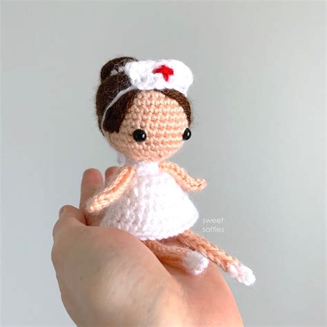 Nurse Pixie Doll Free Amigurumi Crochet Pattern Diy Tutorial Quick