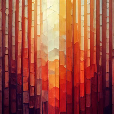 Premium Photo Bamboo Like Design Vertical Colored Boxes Wall Of