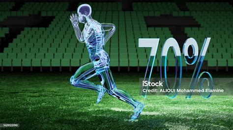 몸의 수분 균형 인체의 물 인체의 70 는 물입니다 런닝맨의 스켈레톤 시스템 인간의 육체 및 스포츠 조깅하는 사람 런닝맨 3d 렌더링 운동 선수에 대한 스톡 사진 및 기타