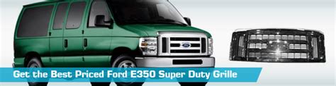 Ford E350 Super Duty Grille Grill Action Crash Replacement Ap