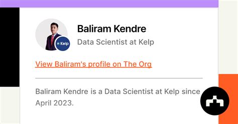 baliram kendre data scientist at kelp the org