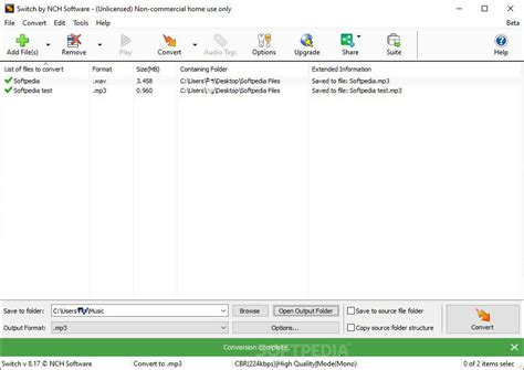 Switch Free Audio Converter And MP Converter Download Softpedia