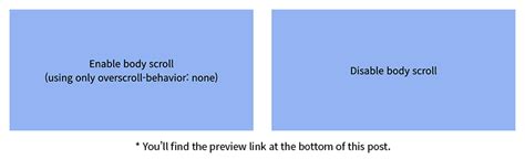 Disable Body Scroll Behind Popups Overscroll Behavior