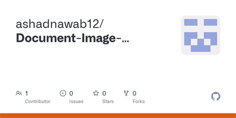 GitHub Ashadnawab Document Image Classification