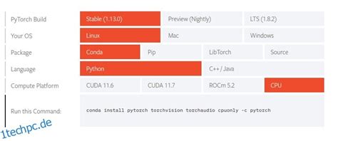 So installieren Sie PyTorch unter Windows und Linux