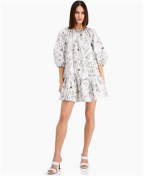 Inc International Concepts Floral Print Mini Dress Created For Macys