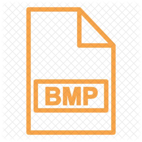 Bmp File Icon Download In Line Style