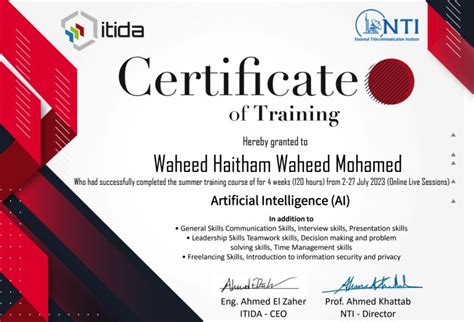 Waheed Haitham On Linkedin Nti Ai Artificialintelligemce Machinelearning Python