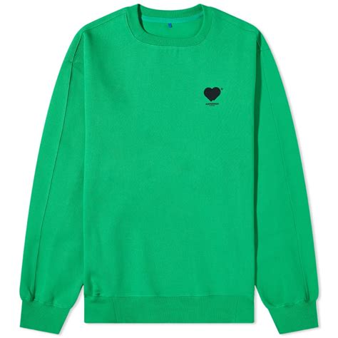 Ader Error Together Logo Crew Sweat Green End Kr