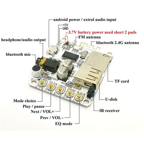 Bluetooth Audio Receiver With Sd Card Usb 5v ขาย Arduino อุปกรณ์