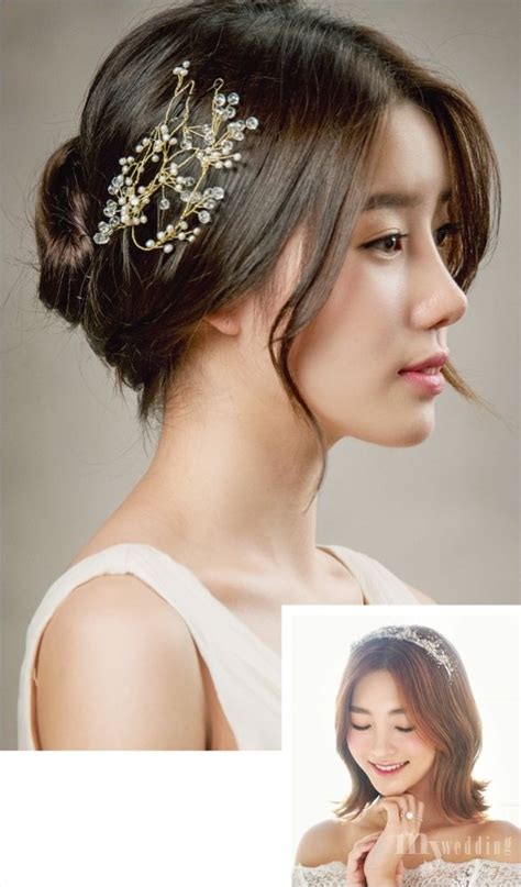 Mywedding 셀프 웨딩 일등 공신 웨딩 헤어 및 메이크업 헤어스타일 아이디어 웨딩 포니테일