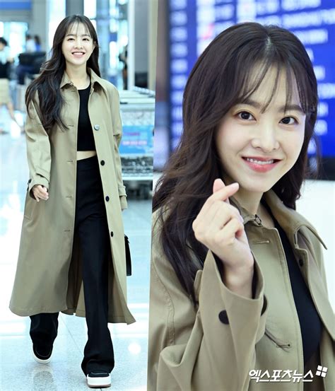 뽀블리 박보영 트렌치로 완성한 가을 여인의 향기[엑s Hd화보] 나무뉴스