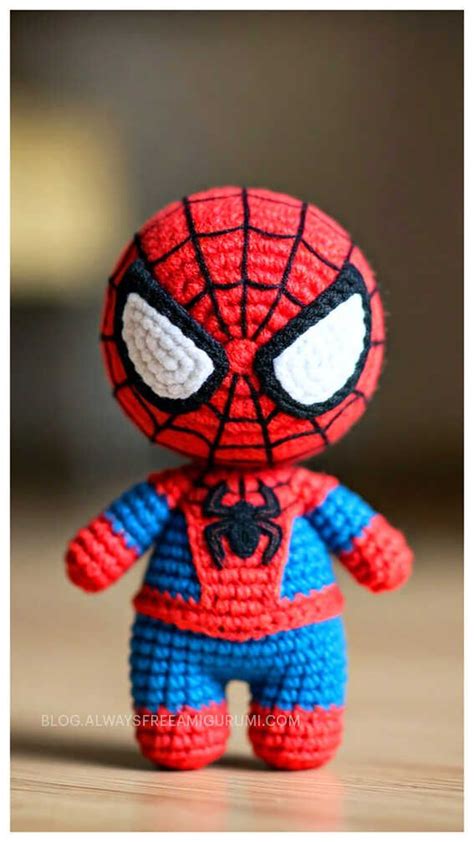 Amazing Spiderman Amigurumi Crochet Free Pattern In 2025 Crochet