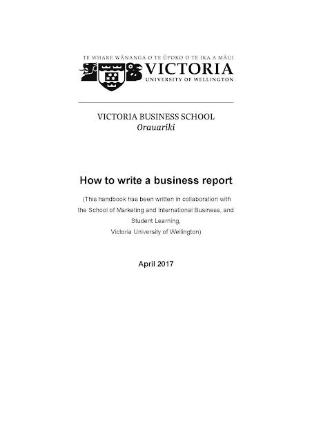 How To Write A Business Report