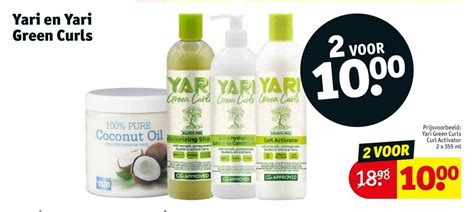 Yari En Yari Green Curls Aanbieding Bij Kruidvat