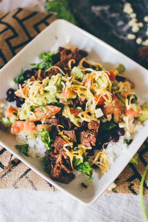 Carne Asada Burrito Bowl 10 Dad With A Pan
