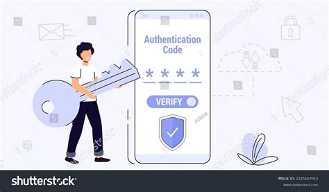 Otp Authentication Secure Verification Onetime Password Stock Vector Royalty Free