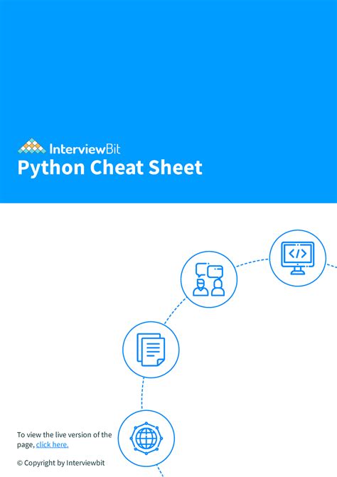 Python Cheat Sheet Quick Reference To View The Live Version Of The Page Click Here