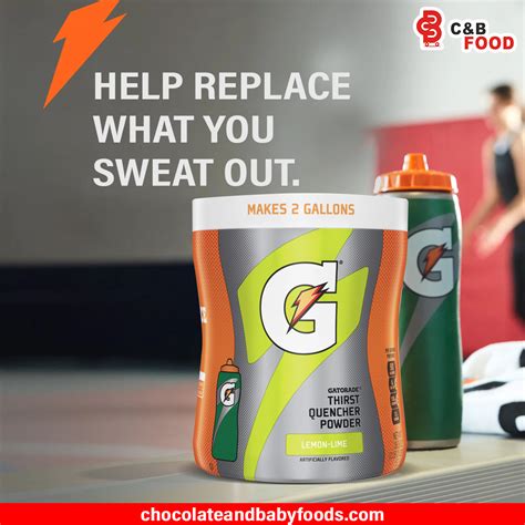 Gatorade Thirst Quencher Powder Lemon Lime Flavored 521g