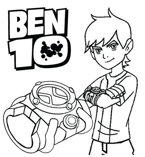 Tô Màu Ben 10 Và Omnitrix Trang Tô Màu Cho Bé