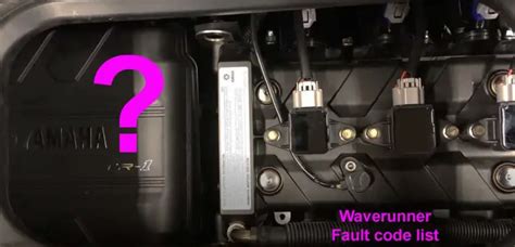 Full Yamaha Waverunner Fault Code List Problems And Solutions Not Sealed