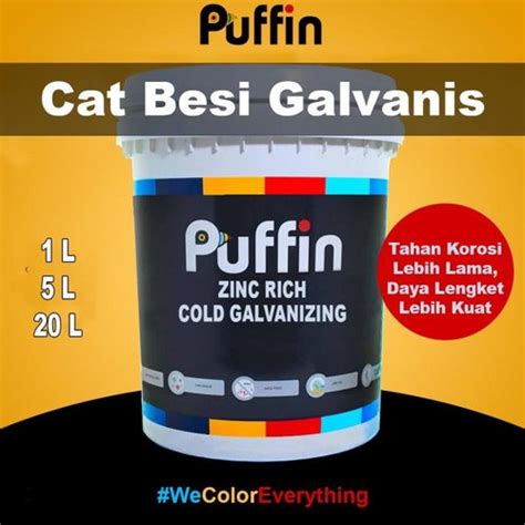 Jual Cat Cold Galvanis Puffin Zinc Rich Cold Galvanize Cat Anti Karat 1l Gloss Coating