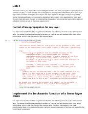Implementing Neural Network Forward And Backward Propagation Course Hero