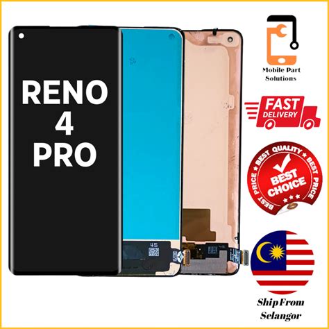 [mps]compatible For Reno 4 Pro Original Amoled Incell Lcd With Touch Screen Digitizer Shopee