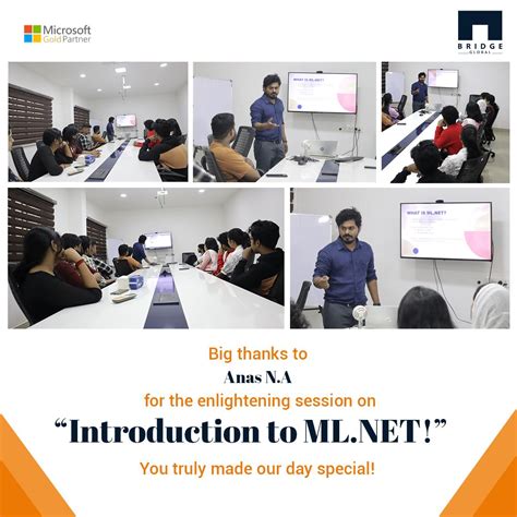 Bridge Global On Linkedin Mldotnet Dotnetsession Machinelearning Artificialintelligence