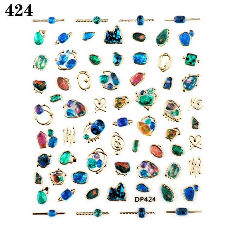 1 шт рельефные блестящие 3d наклейки для ногтей Галактический геометрический дизайн блестящие