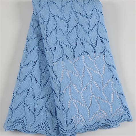 Blue Nigerian High Quality Lace Sky Blue Quality Nigerian Lace 2023