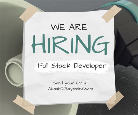 akash chaudhary on linkedin hiringalert sysmind fullstackdeveloper
